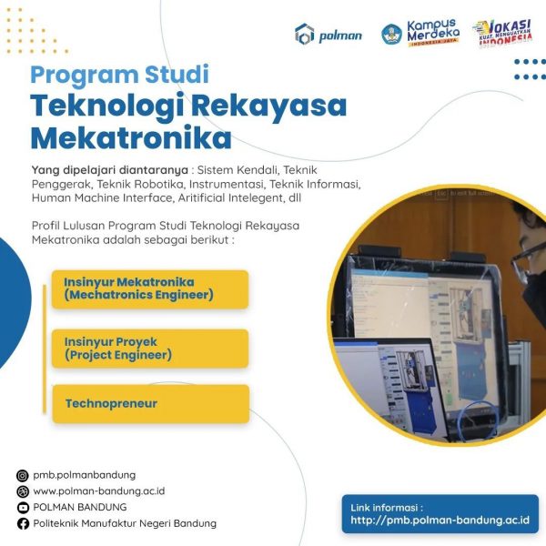 Program Studi Teknologi Rekayasa Mekatronika – POLMAN Bandung