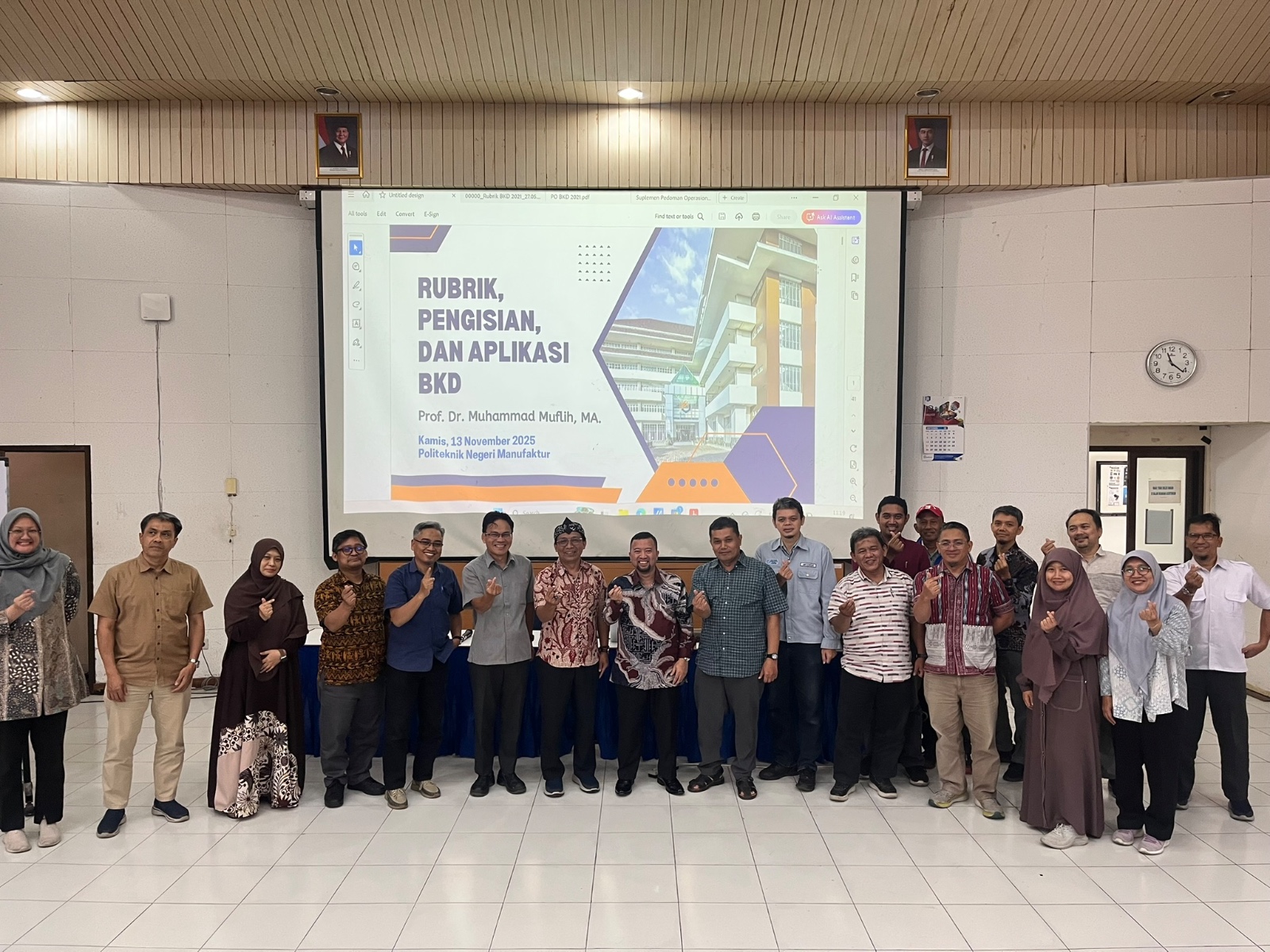 POLMAN Gelar Pemaparan Rubrik, Pengisian, dan Aplikasi BKD dengan ...